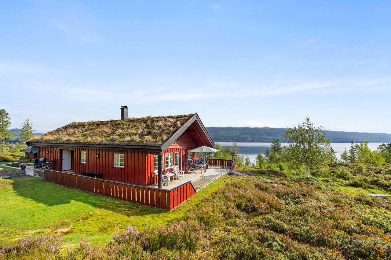 Familievennlig hytte med idyllisk og usjenert beliggenhet - Båtplass ...