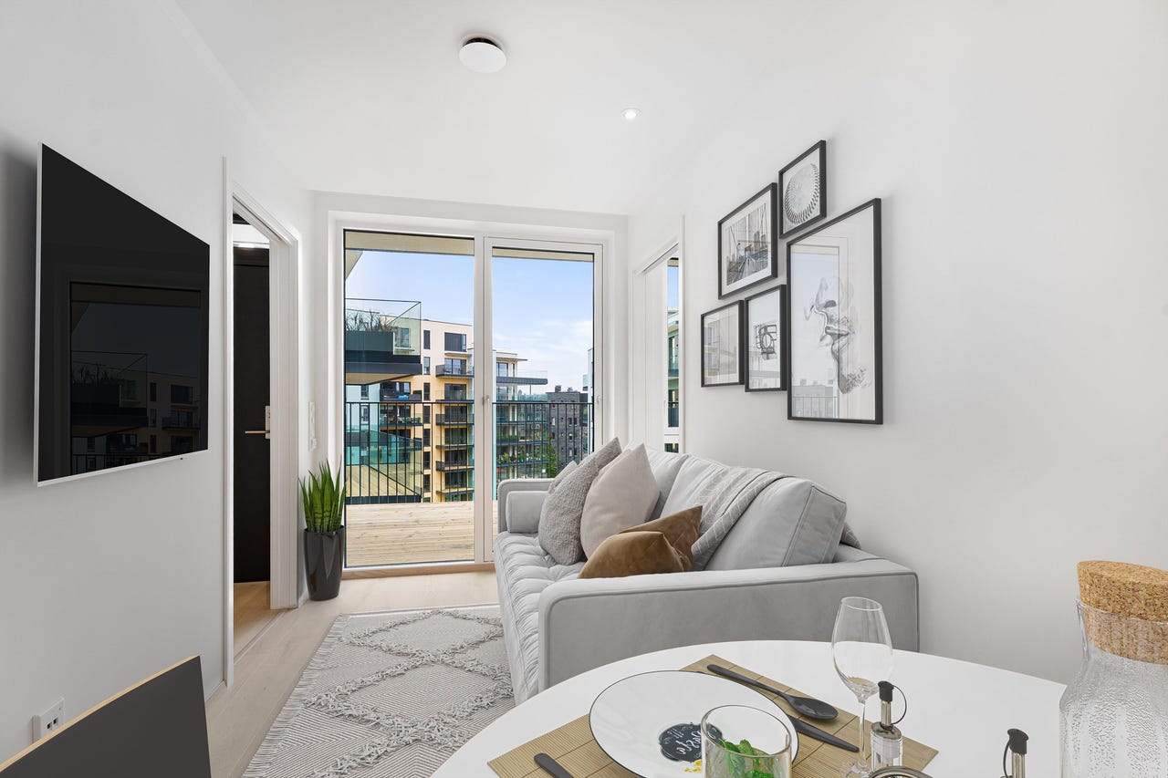 Smart investering eller perfekt førstegangskjøp - Meget pen 2 roms leil i 5 etg. - supersentral ...