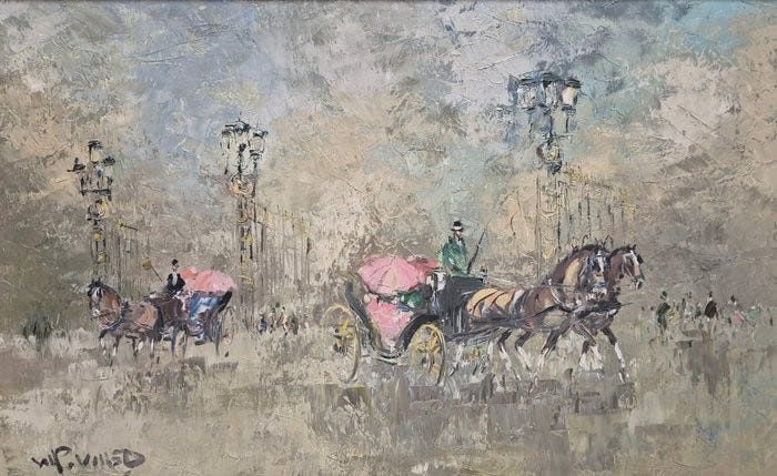 Walter Prescher van Ed (1916-1988) - Bois de Boulogne | FINN-torget