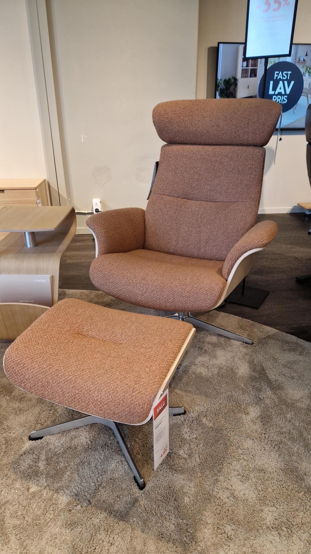 Conform - Timeout hvilestol+ pall - Utstilling selges | FINN-torget