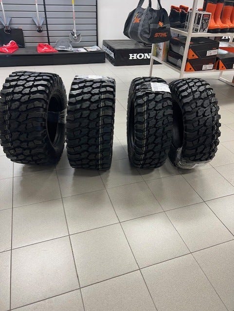 4 stk. nye OBOR Terrarex ATV UTV dekk | FINN-torget