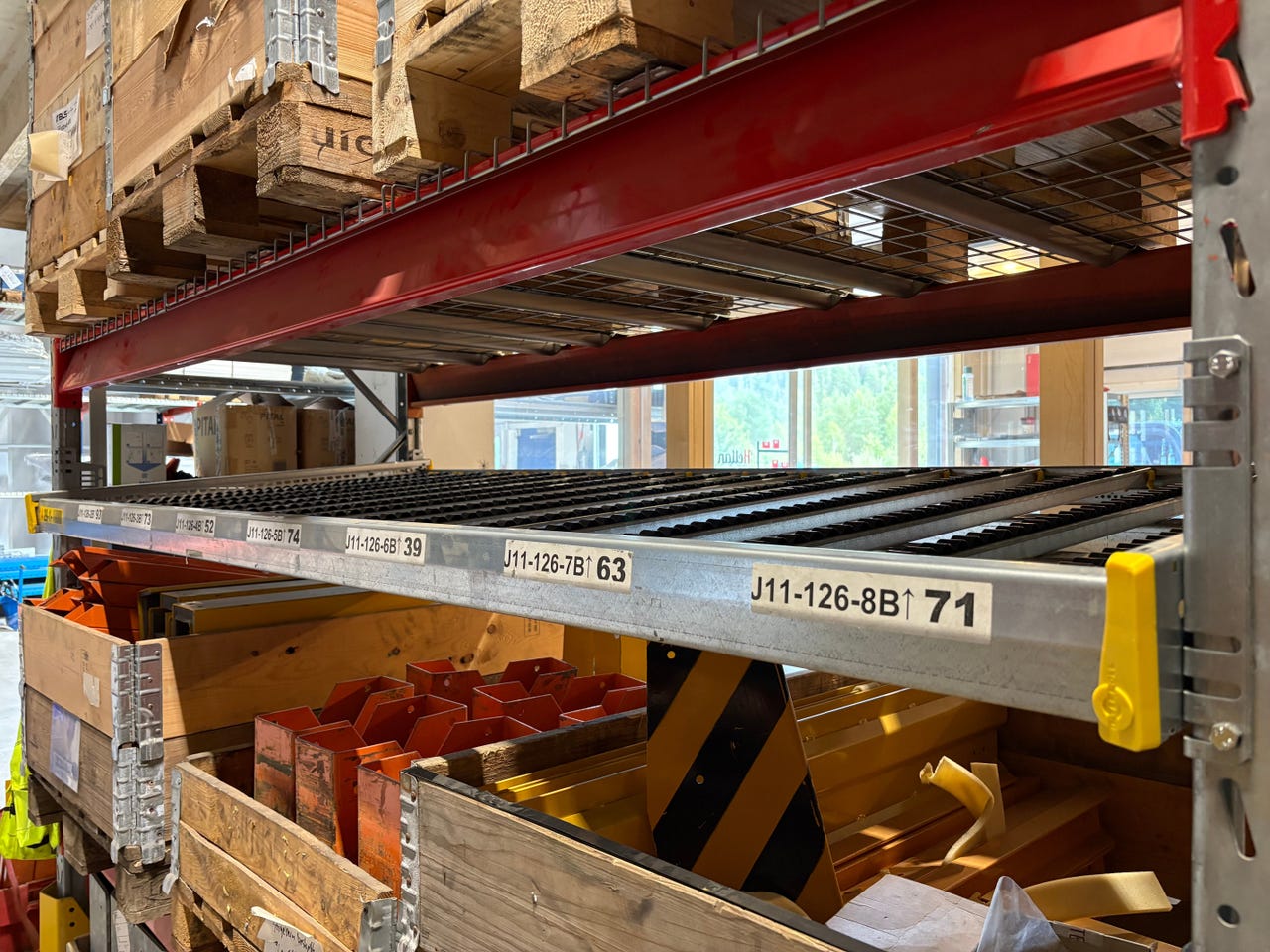 Interroll rullebaner 2750 mm brede / 1200 mm dype | FINN-torget