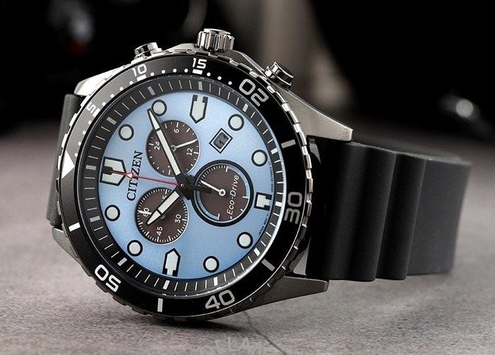 Citizen - Aviator Chrono Special Edition Blue Ice - Ingen ...