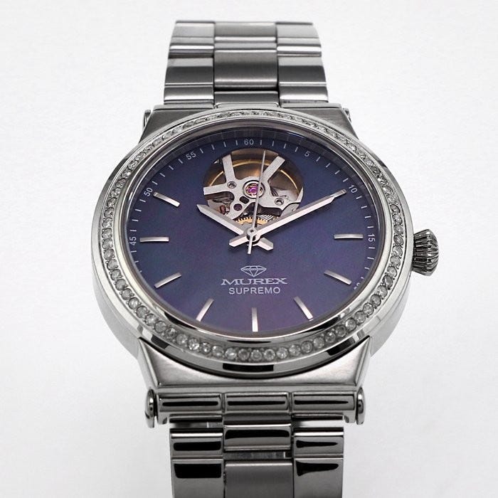 MUREX - Supremo Open Heart Diamond Watch - MUA652-SS-DD-9 - Ingen ...