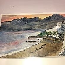 "Lanzarote". Eva Malm 1985. | FINN-torget