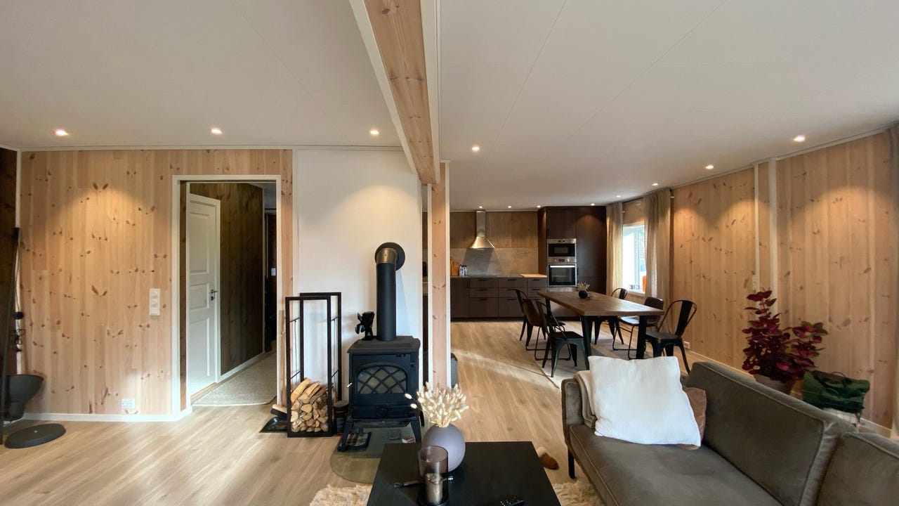 Lekker enebolig | Oppusset inn- og utvendig i 2023 - 2024 | Beliggende ...