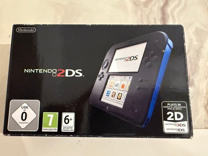Nintendo - 2DS - Nintendo 2DS Black + Blue - Videospill konsoll - I ...