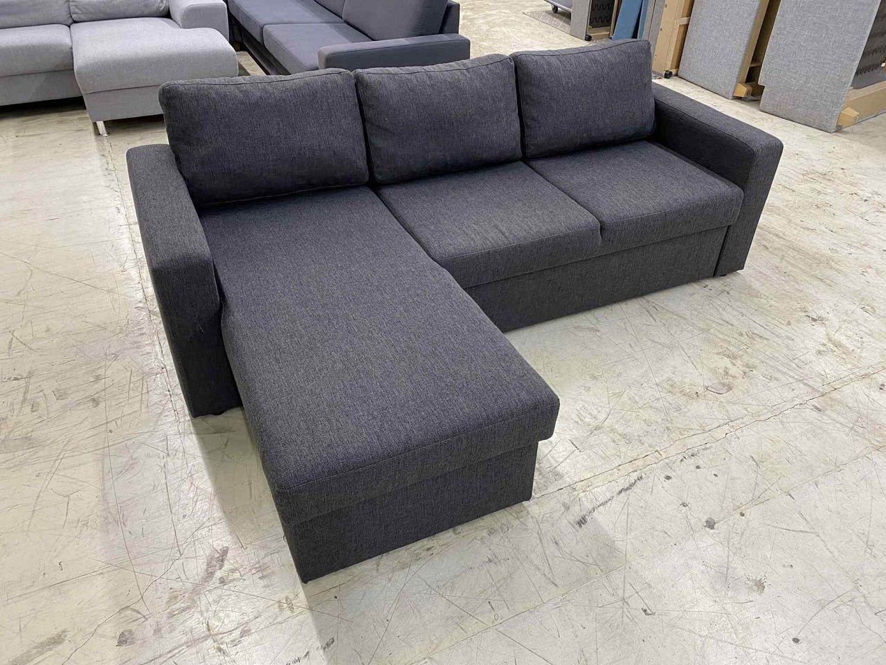 Sovesofa Grå 3-Seter | TOPP STAND! | NYRENSET | 13-56 | FINN-torget