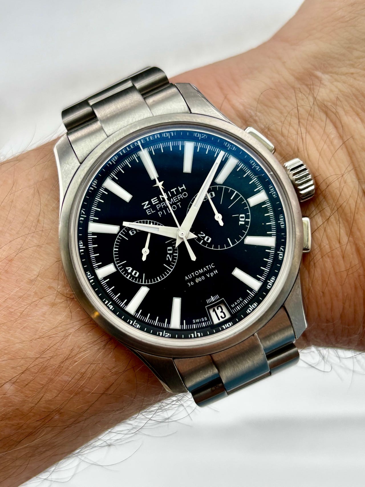 Zenith El Primero Pilot 36.600bhp | FINN-torget