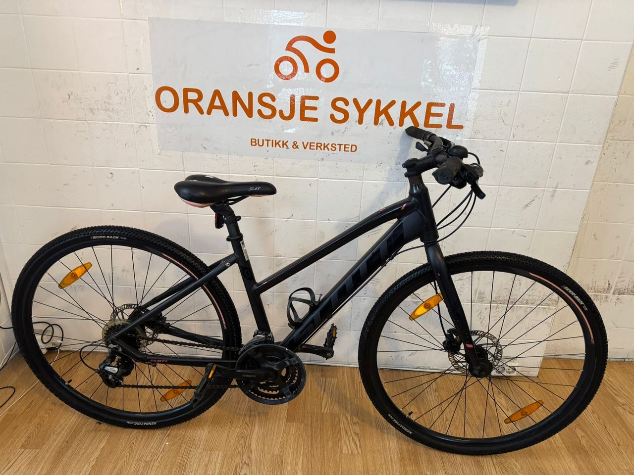 SCOTT SUB CROSS DAME HYBRIDSYKKEL/NYLIG SERVICE OG GARANTI/S RAMME ...