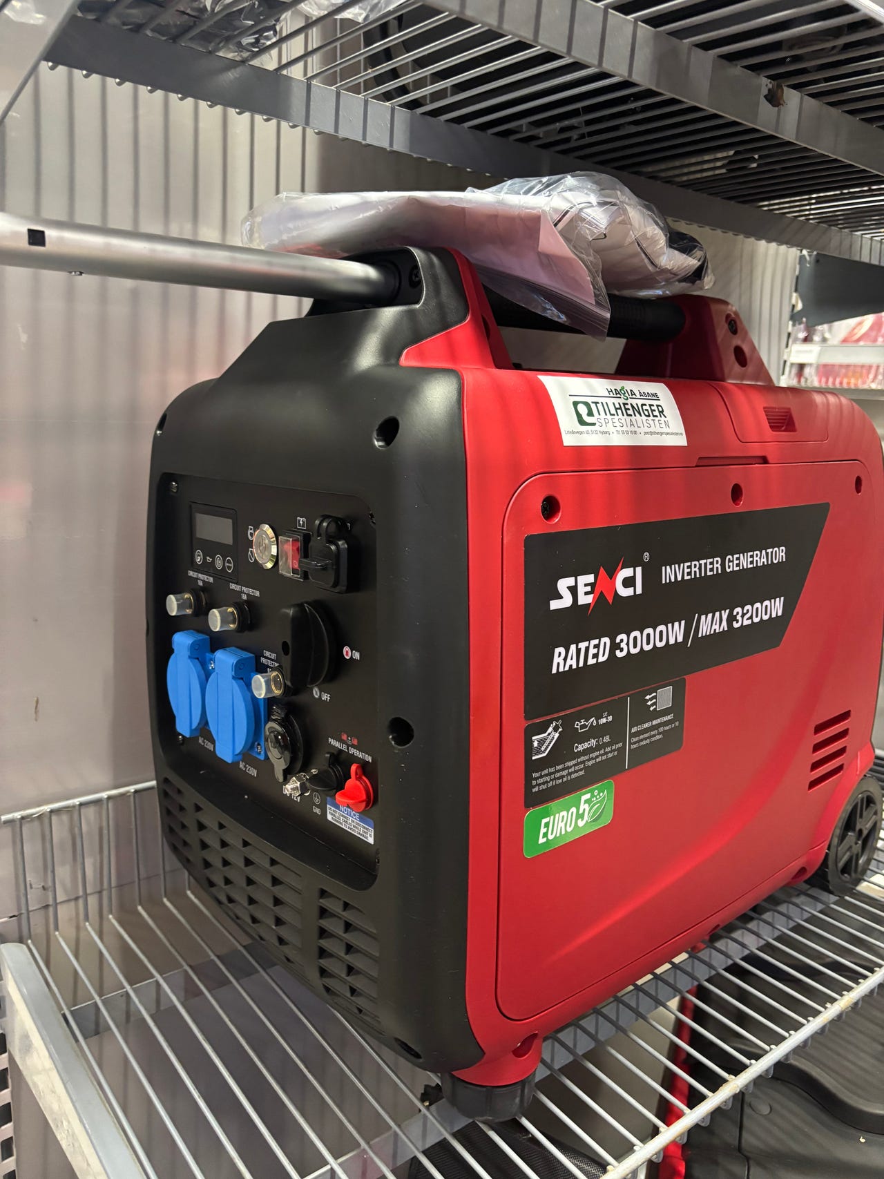SENCI SC3550i Inverter Aggregat - Bensin - Max 3200W - Elektrisk start ...