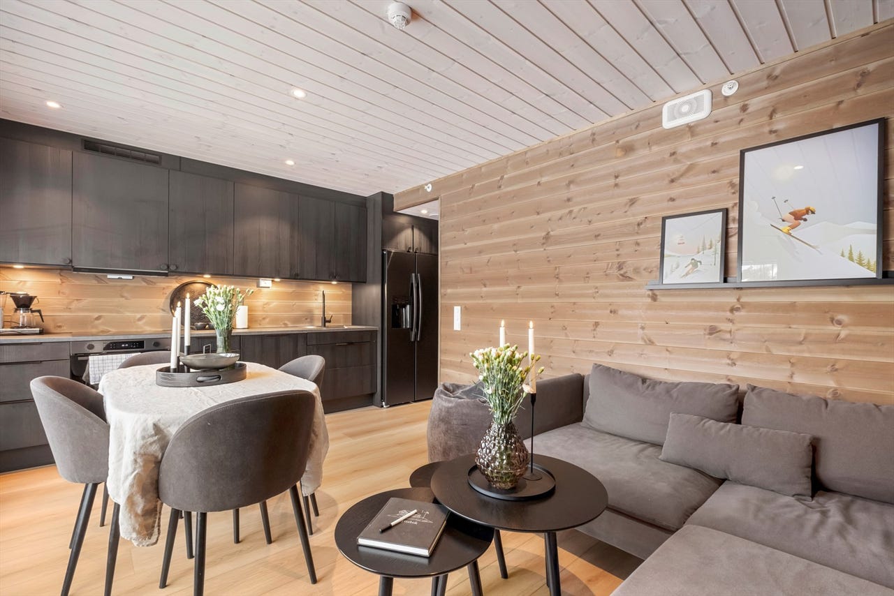 Moderne fritidsleilighet med moderne standard, utsikt mot Roalden og ...