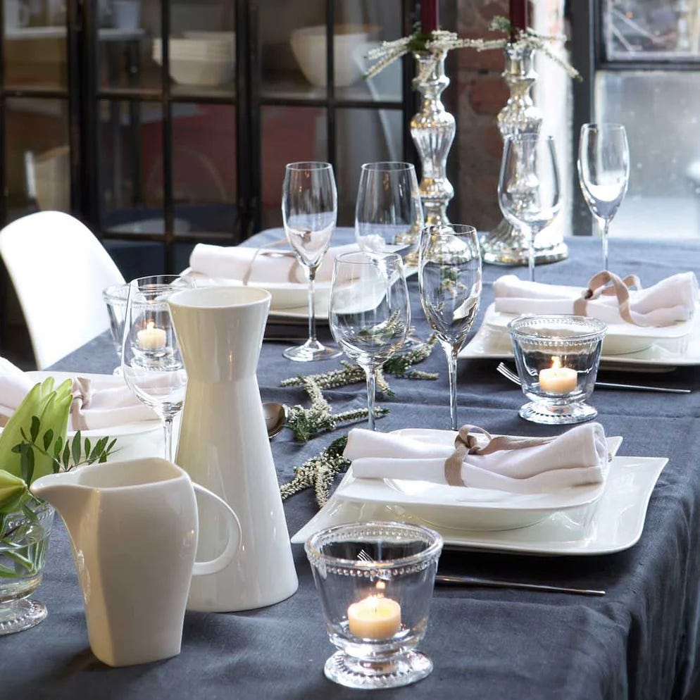 Hvit Lilje servise i porselen | FINN-torget