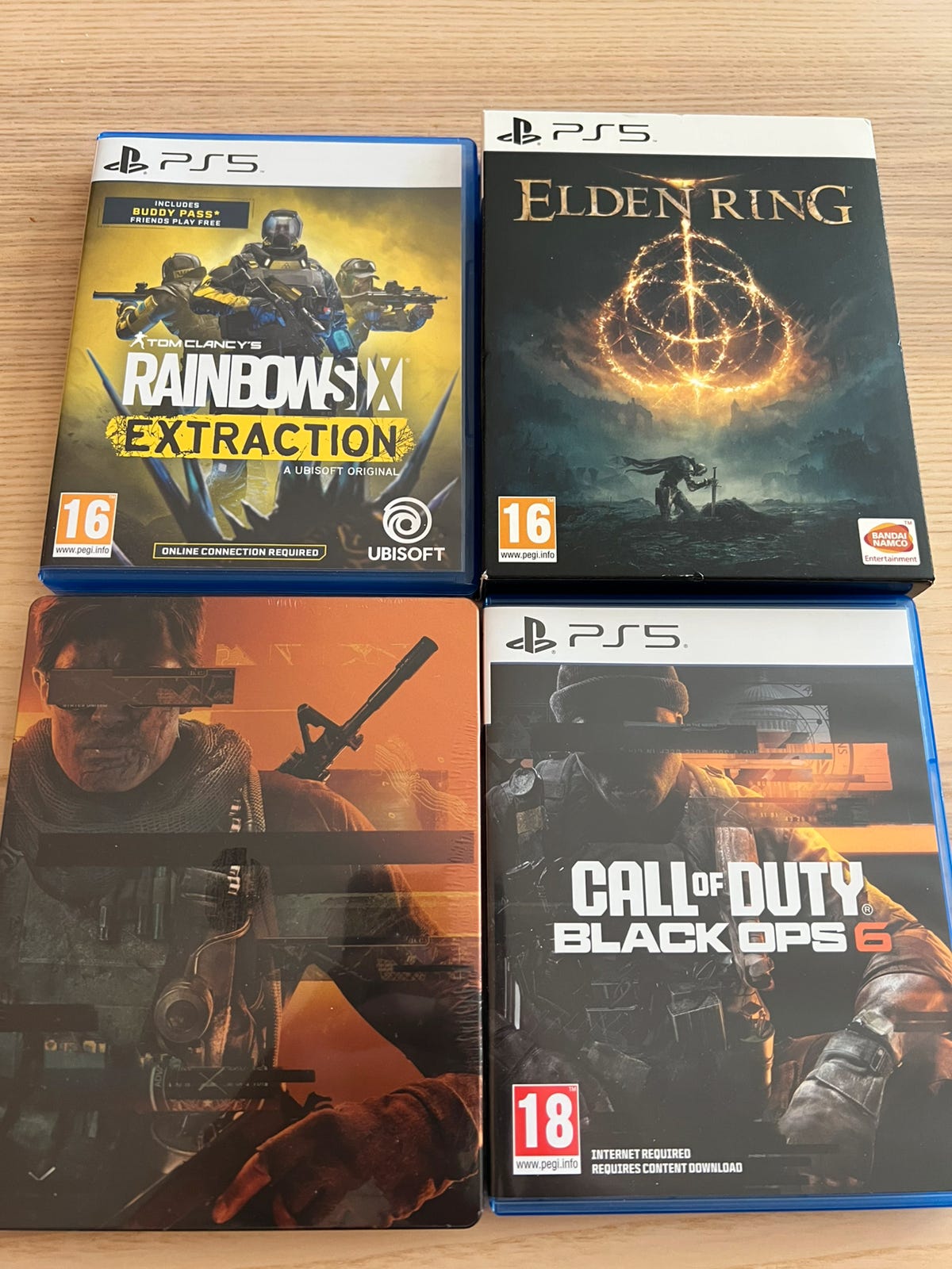 Pakke med PS5 spill + Steelbook | FINN-torget