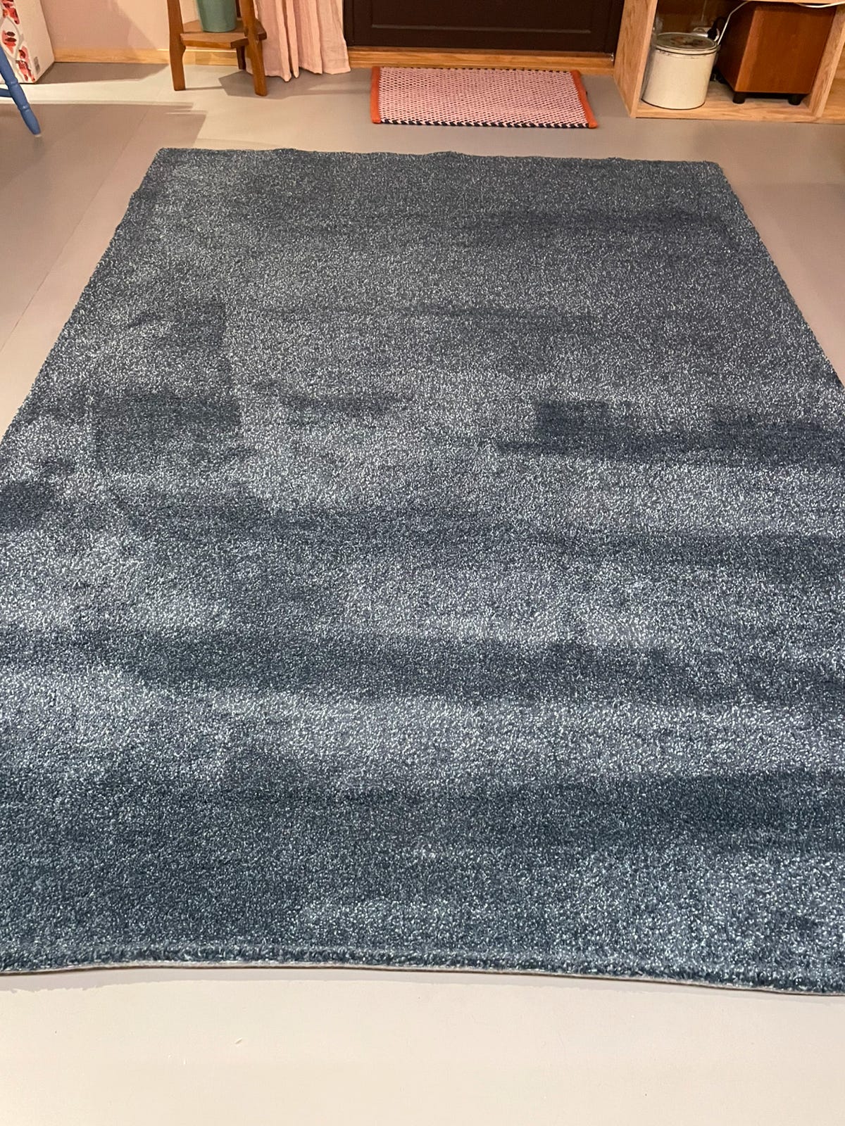 Blått teppe 140 x 230 cm | FINN-torget