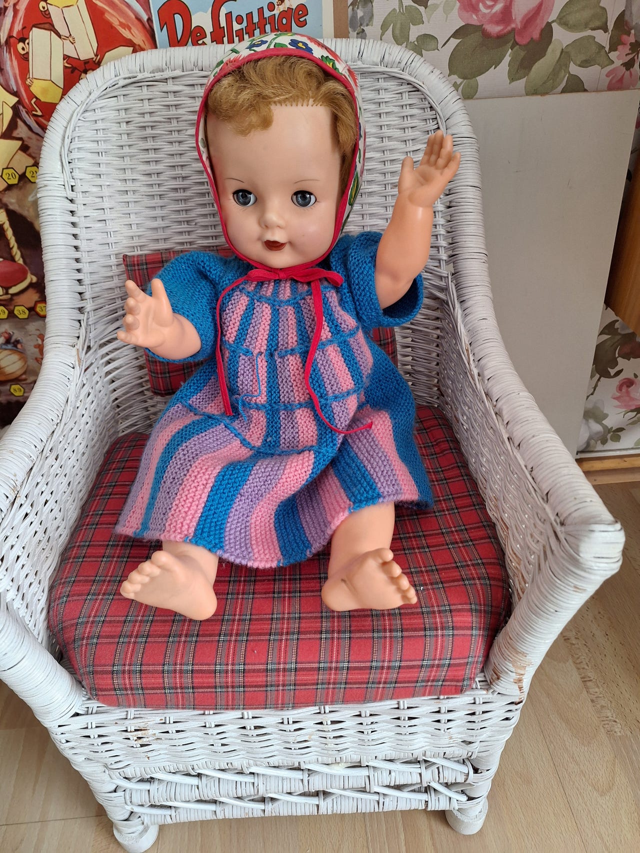 Annedukke stor 50cm 1950 | FINN-torget