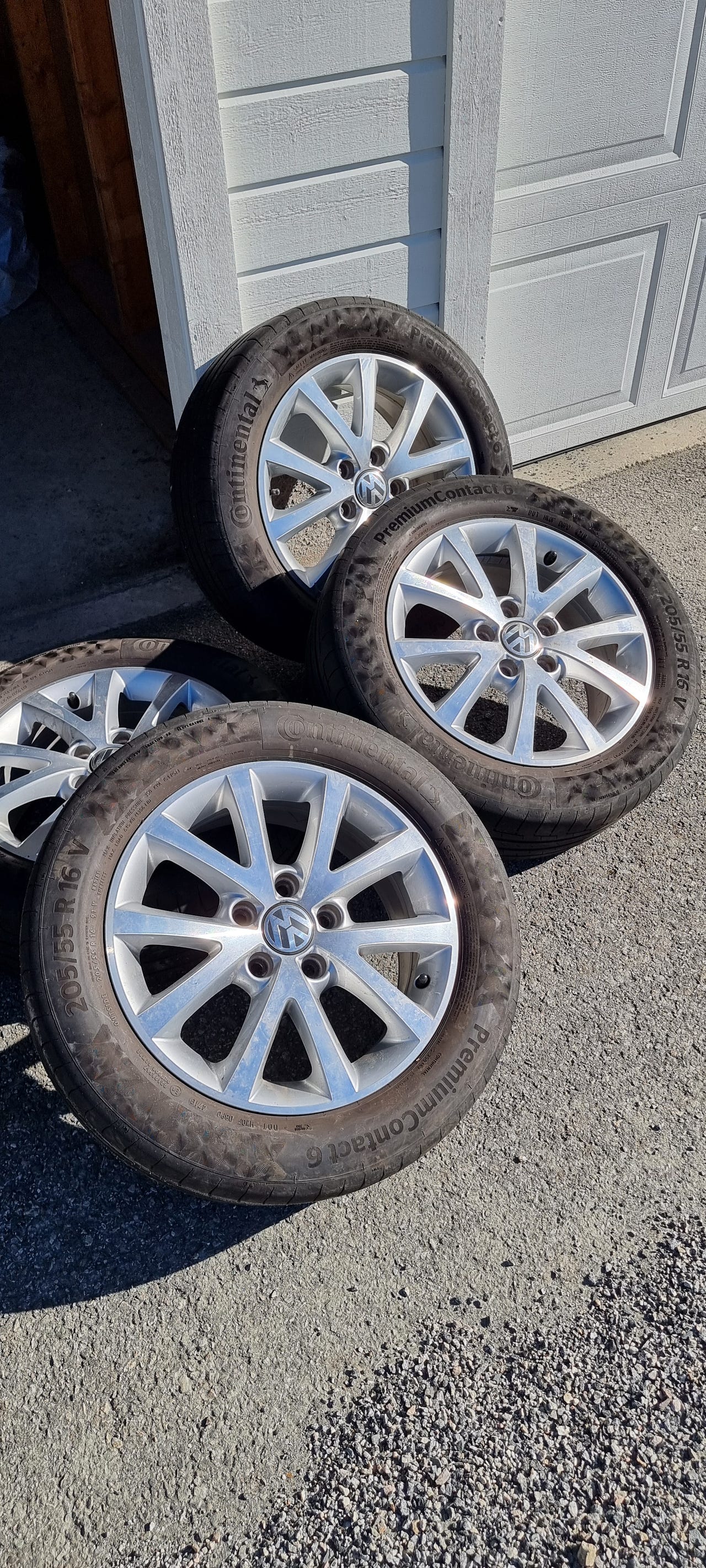 Komplette hjul VW 205/55/16. | FINN-torget