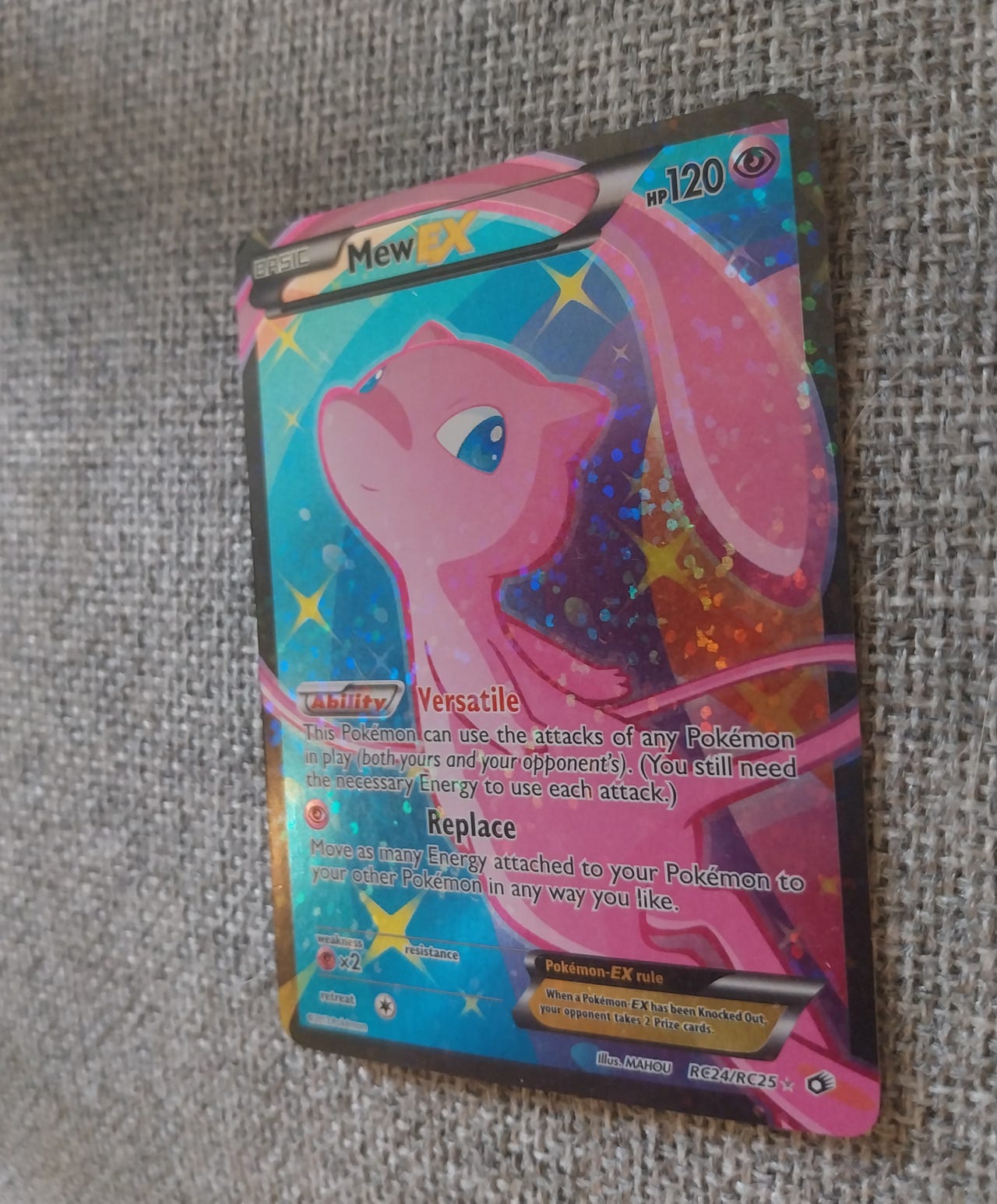 Pokemon Mew EX Full Art RC24/RC25 Legendary Treasures Radiant ...