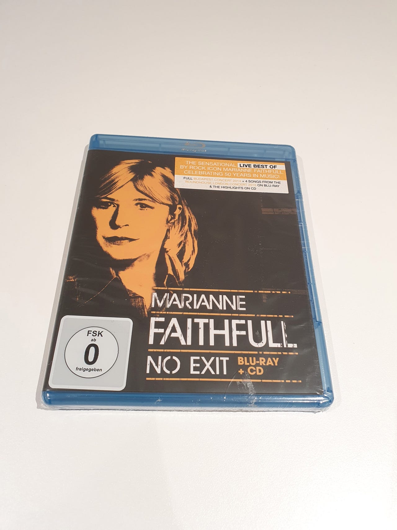 Marianne Faithful No Exit blu-ray + CD - Ny og forseglet | FINN-torget