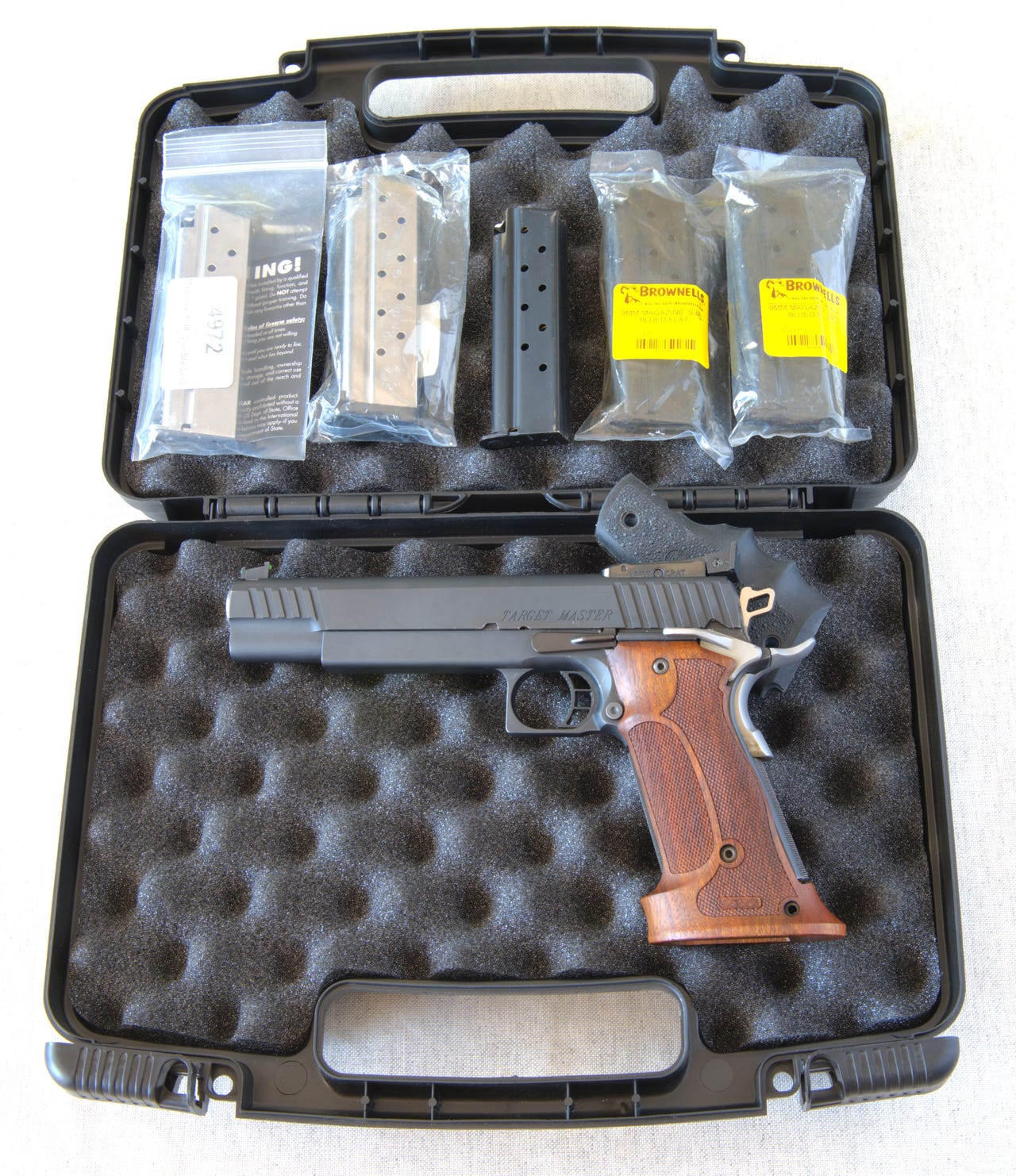 RESERVERT. STI Targetmaster 6" 9X19 med Karl Nill grep XL | FINN-torget