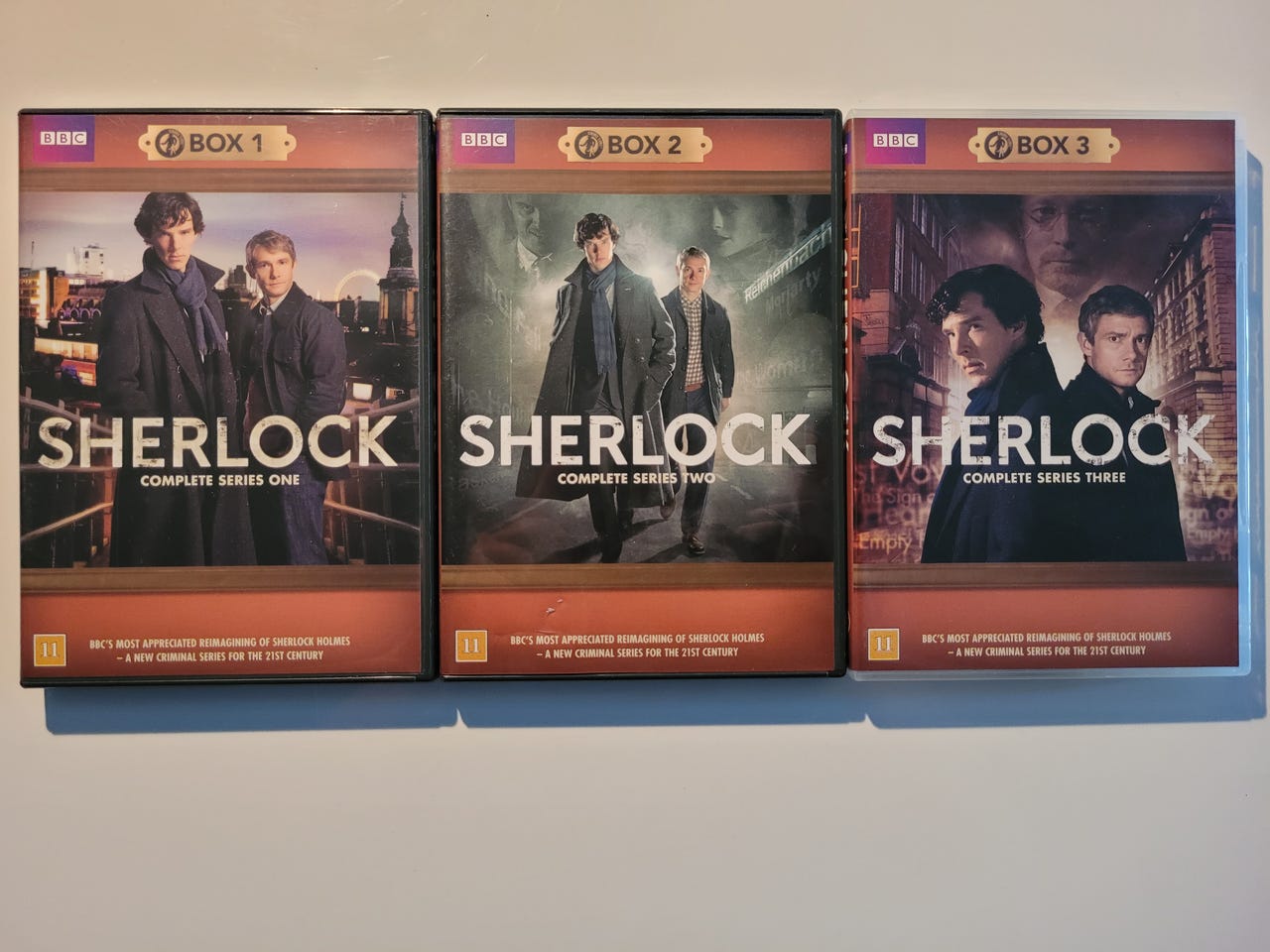Sherlock 1, 2 og 3 | FINN-torget