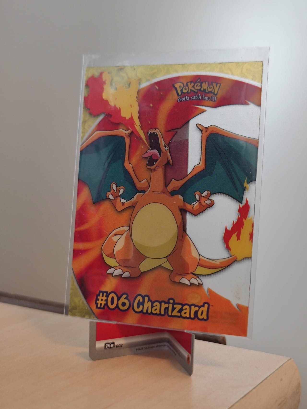 Charizard #06 Clear fra Topps | FINN-torget
