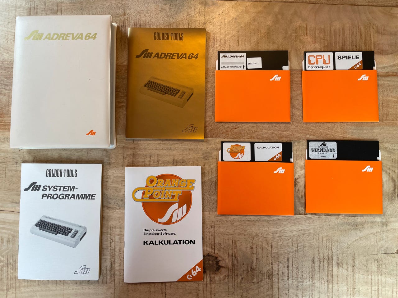 Produktivitetsprogrammer fra Orange Point / Golden Tools for Commodore ...