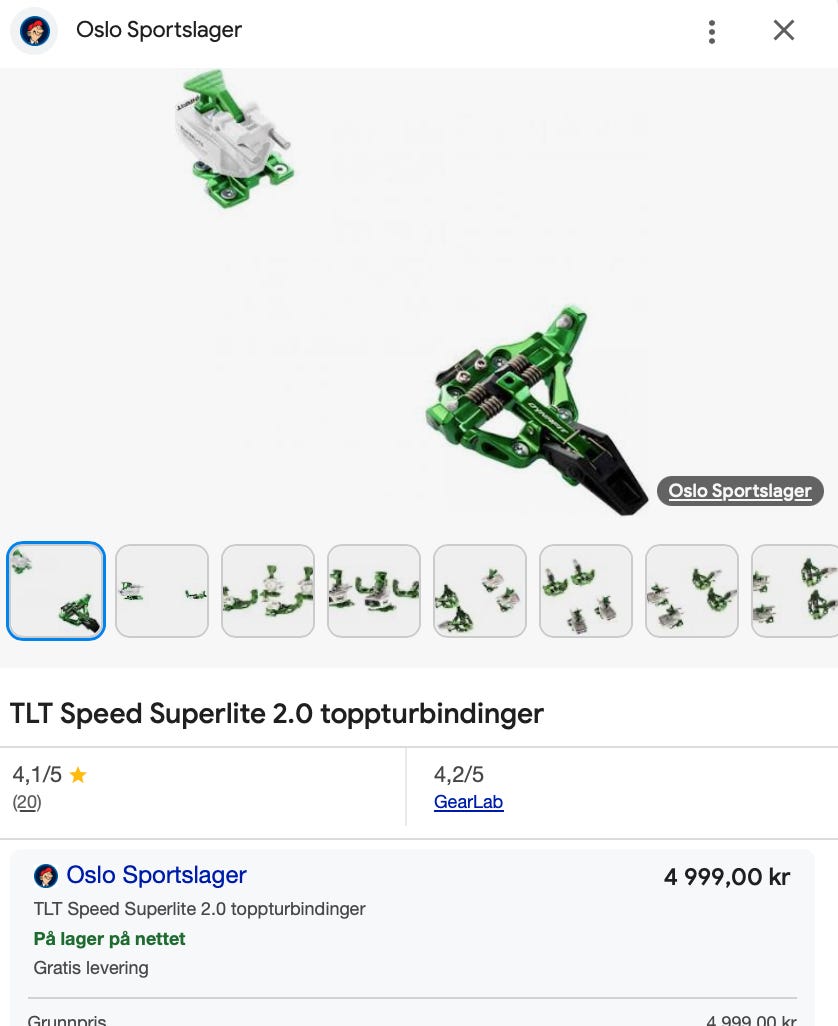 Dynafit superlight 2.0 randonee bindinger | FINN-torget