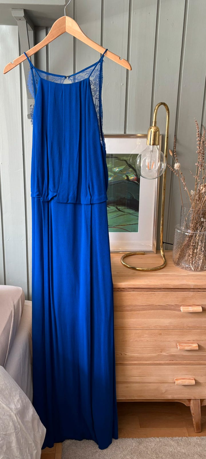 Willow dress long fra Samsøe & Samsøe - Electric blue - L | FINN-torget