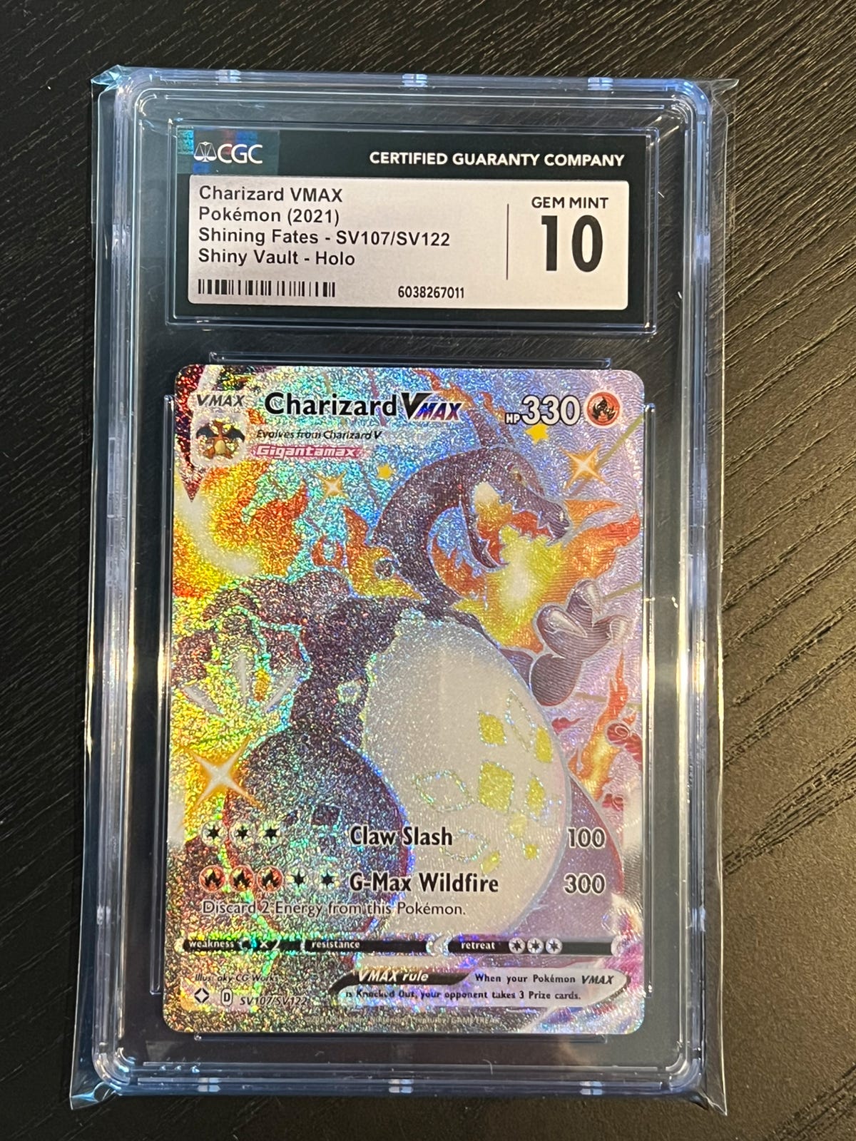 Pokemon kort - Charizard VMAX SV107/SV122 - CGC Gem Mint 10 - Shining ...