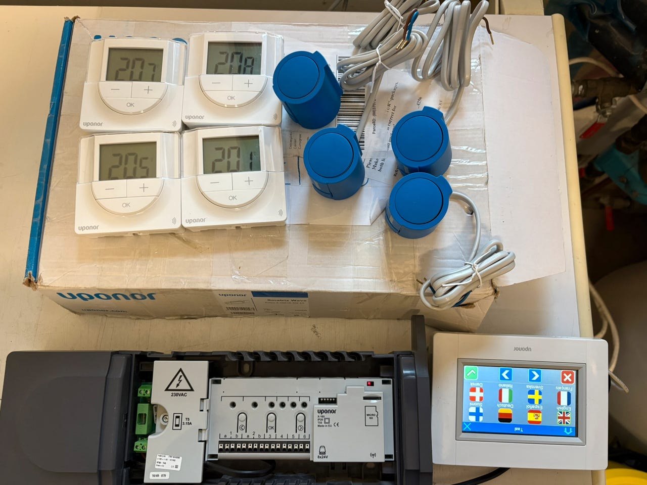 Uponor Smatrix Wave pulse trådløs system fôr vannbåren varme full ...