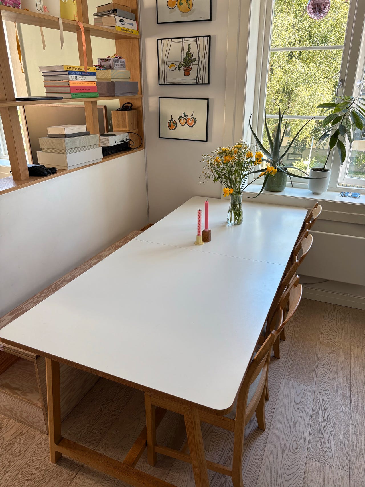 Hay Frame bord + sittebenk i eik | FINN-torget