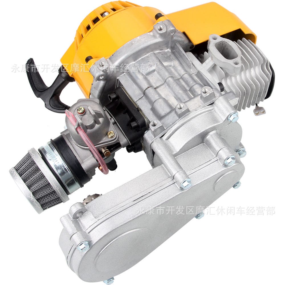 49cc 2-takts motor for mini dirt bike / crosser – kraftig og komplett ...