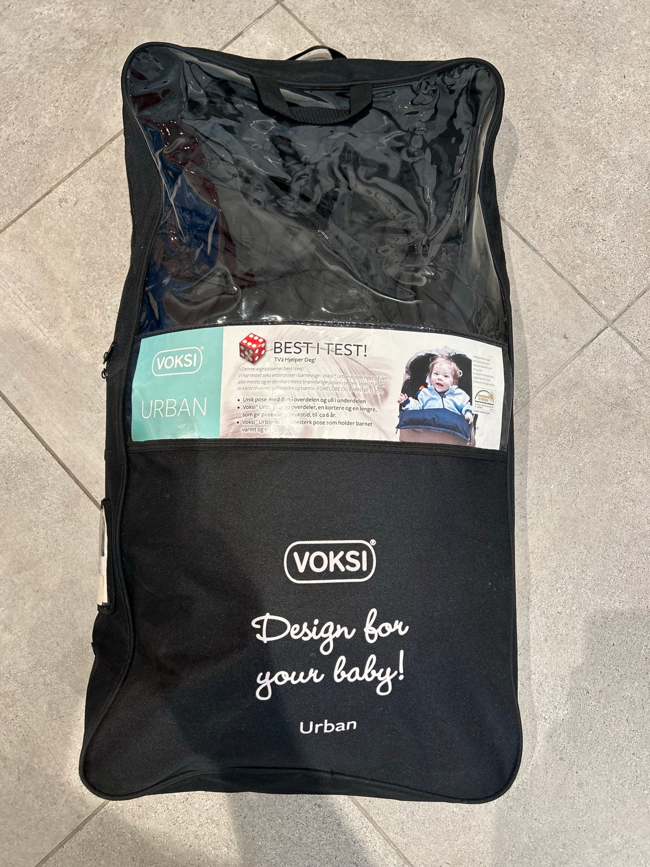 Voksi Urban vognpose sort. | FINN-torget