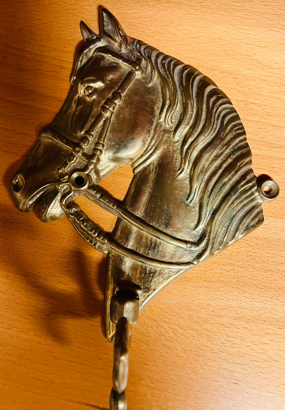 Messing knagg hest | FINN-torget