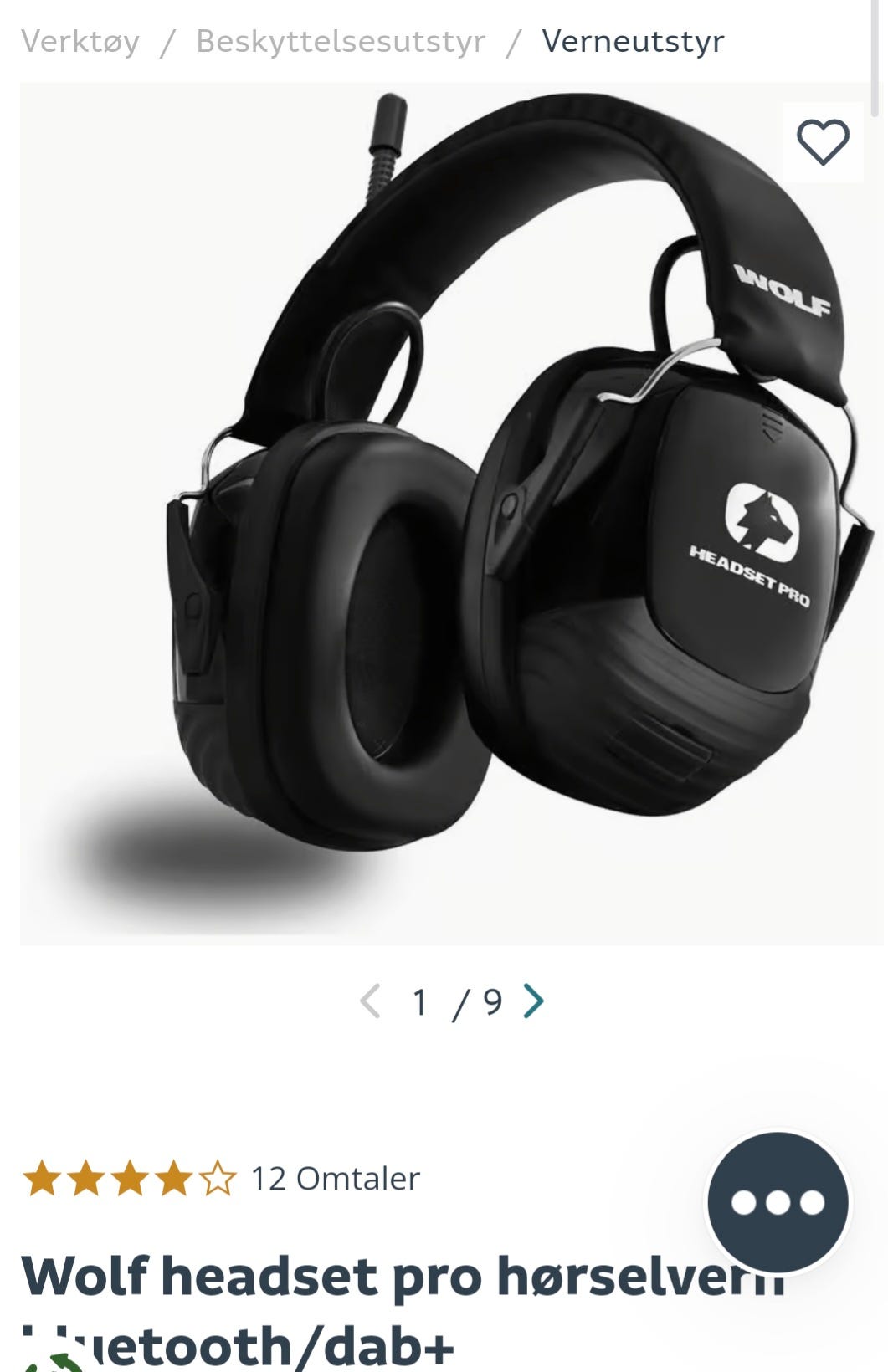 Helt nye Wolf Pro 2nd Gen headset BT/DAB | FINN-torget