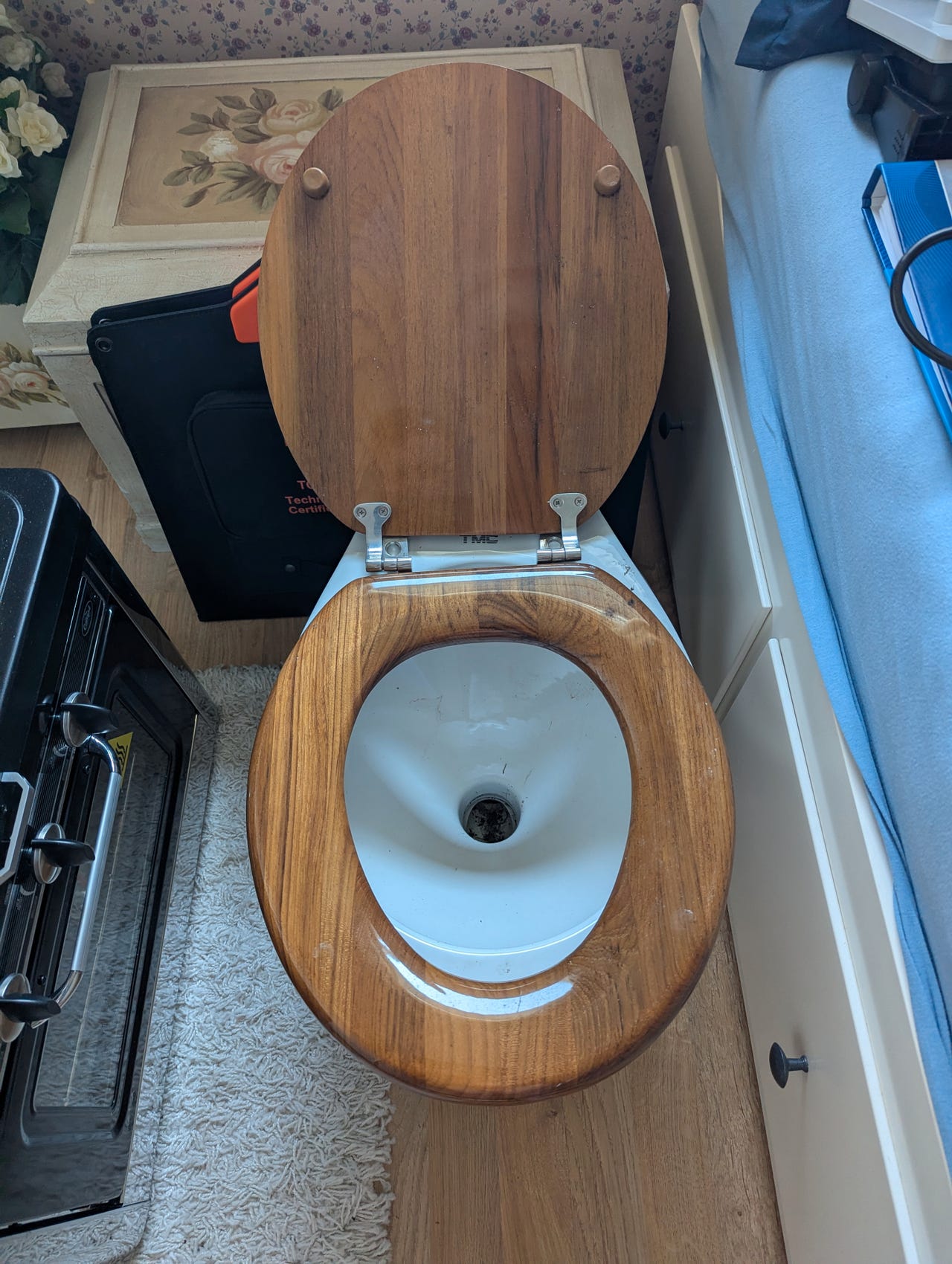 Teak toalettsete båt | FINN-torget