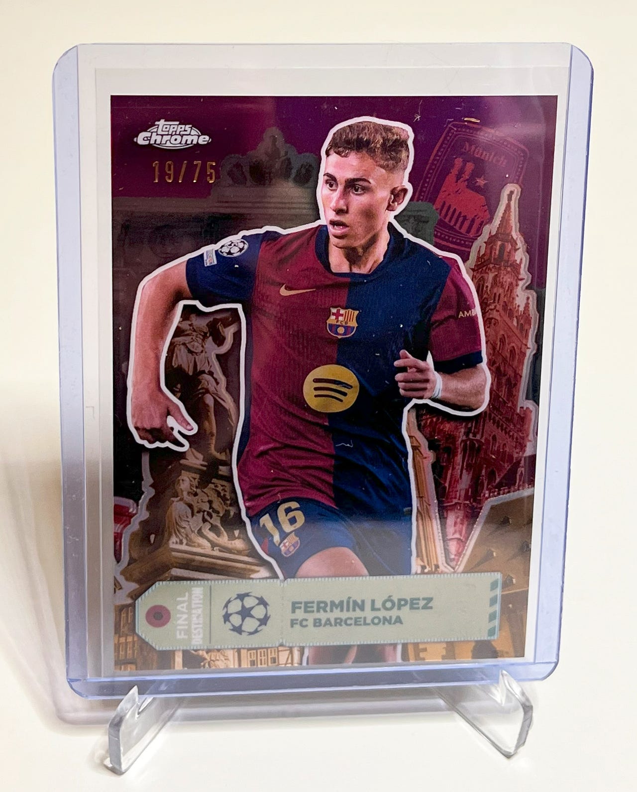 Fermin Lopez 2024-25 Topps Chrome Final Destination /75 nummerert ...