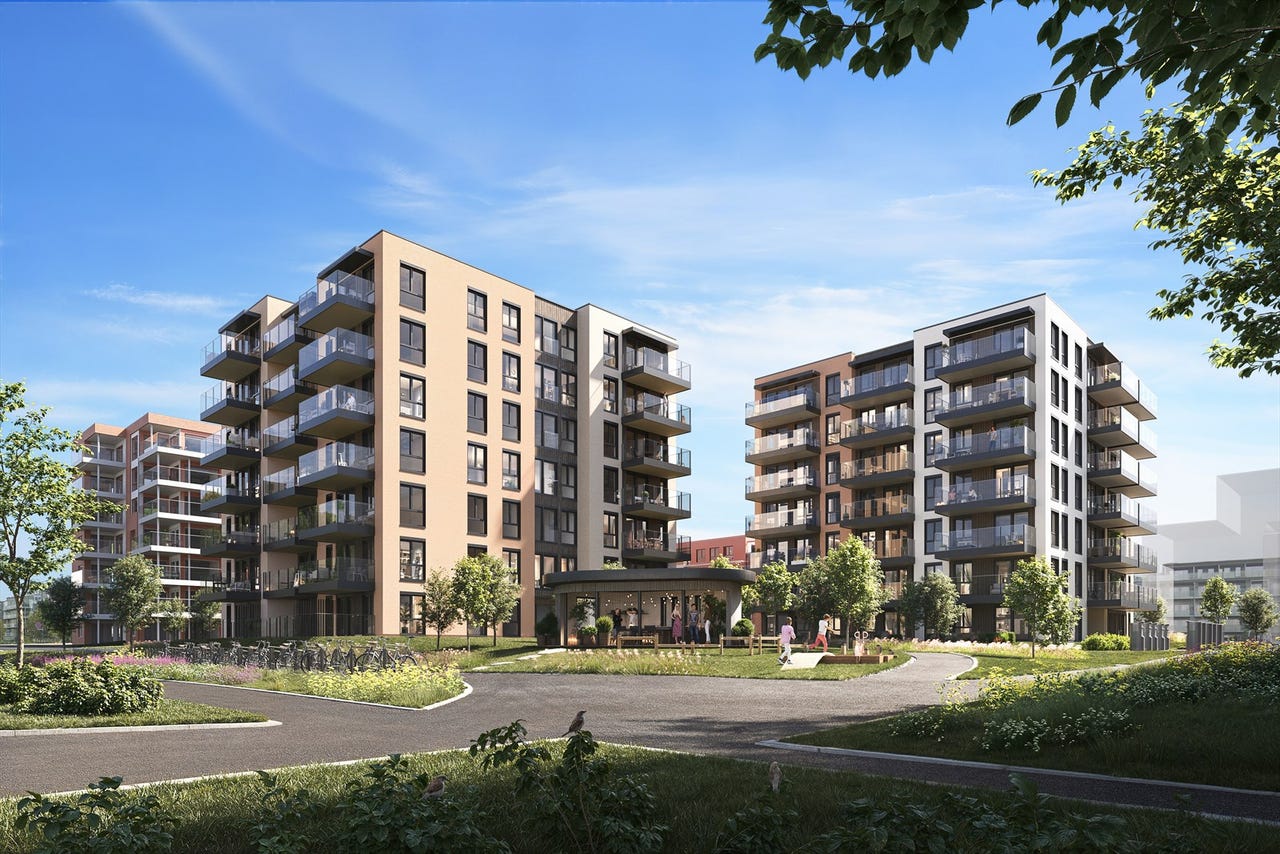 Kanalparken | Eir - Prosjektert 2-roms i 1.etg med stor vestvendt terrasse - kr. 150.000 ...