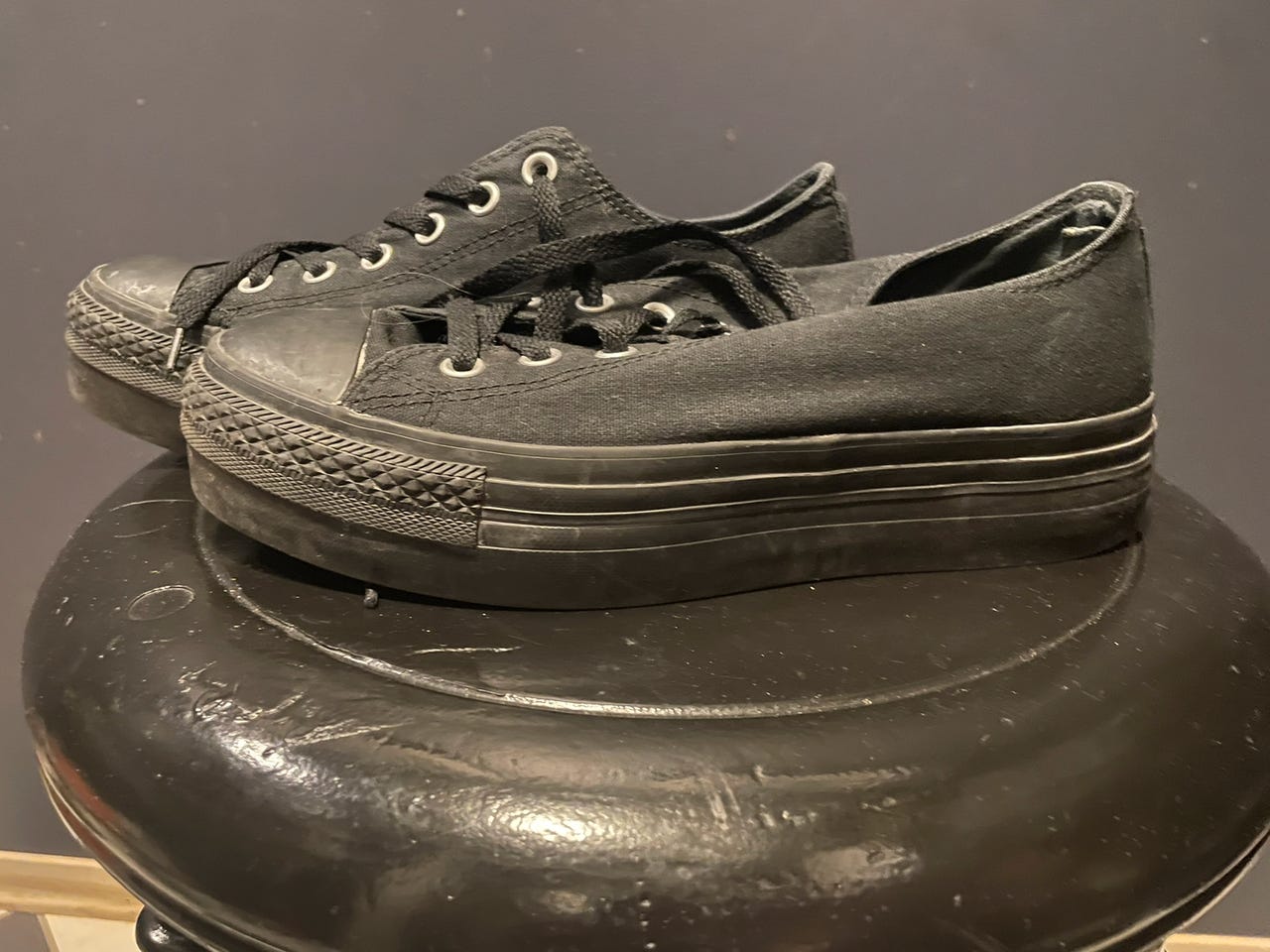 Svarte platå Converse sko str. 40 | FINN-torget