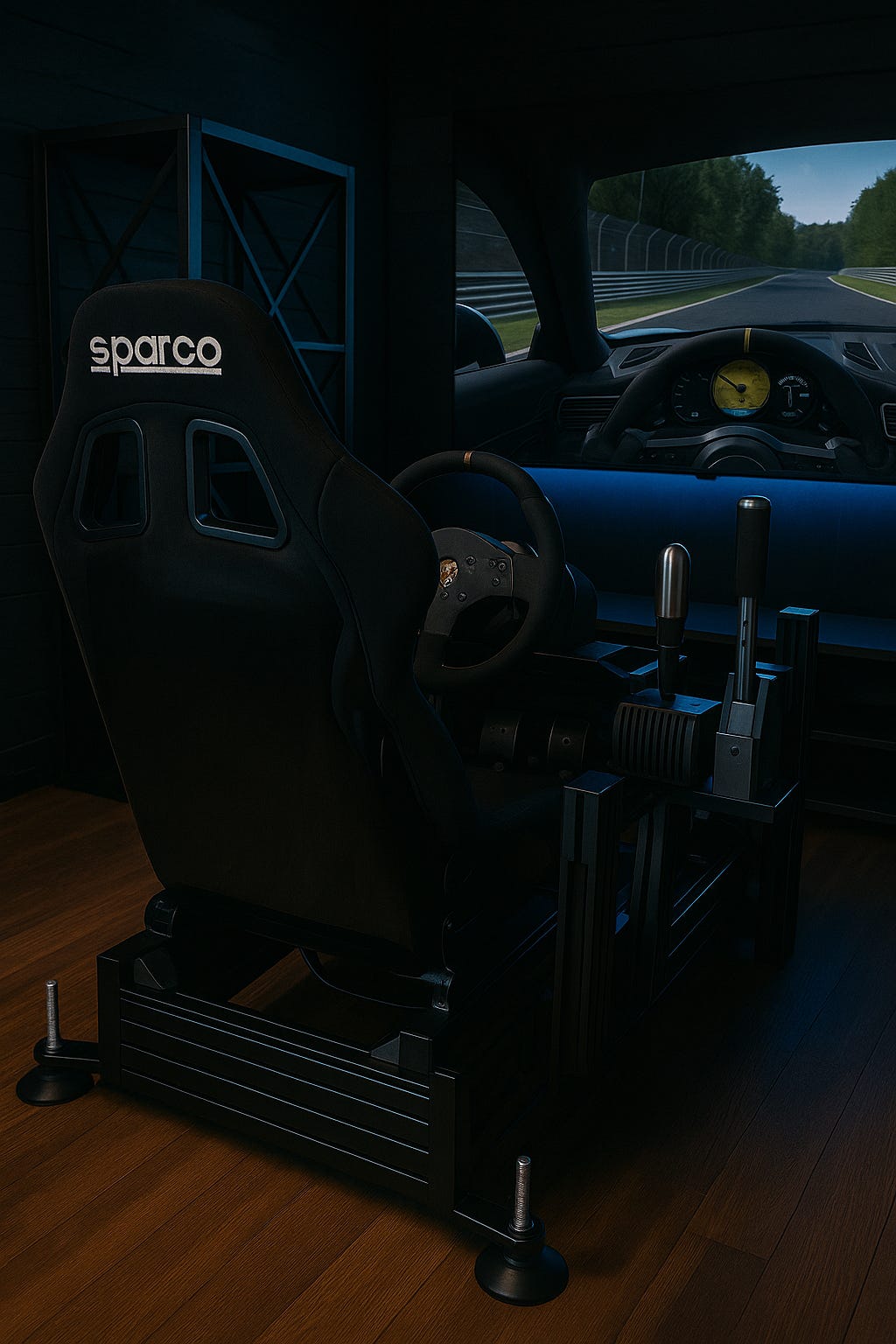 Simracing-Fanatec-Sim-lab P1X-Sparco-Xbox One selges | FINN-torget