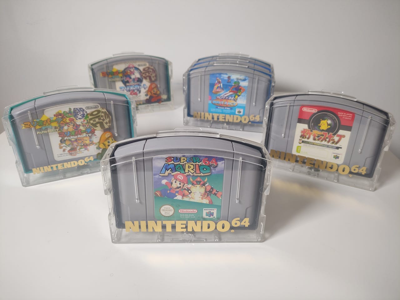 Vintage Nintendo 64 N64 Cassette Cartridge Case Spring Loaded Display ...