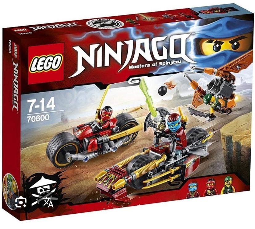 Nr. 70600: Lego Ninjago: Ninja Bike Chase | FINN-torget
