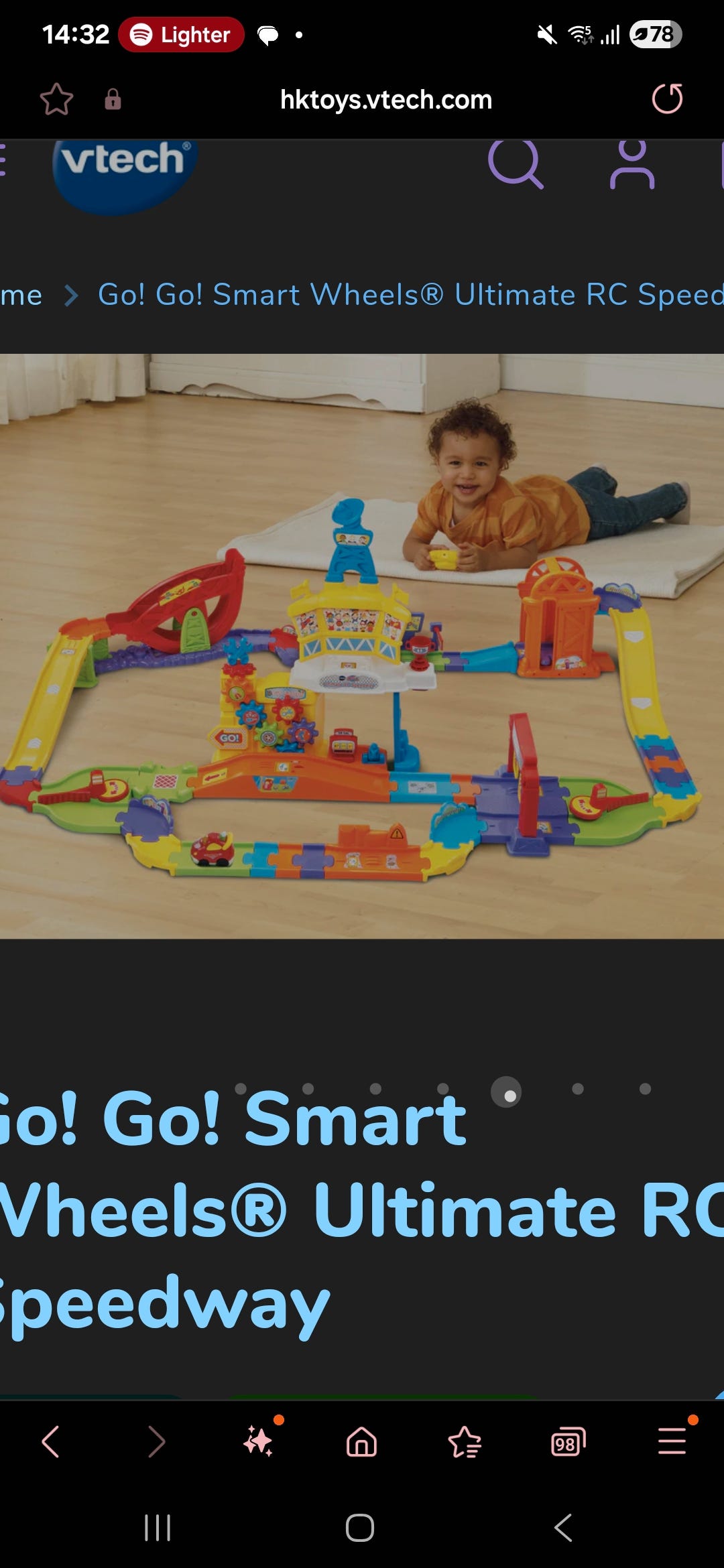 Vtech Toot toot bilbane og garasje | FINN-torget