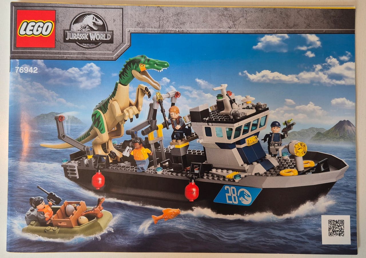Lego Jurassic World 76942 Baryonyx Dinosaur Boat Escape | FINN-torget