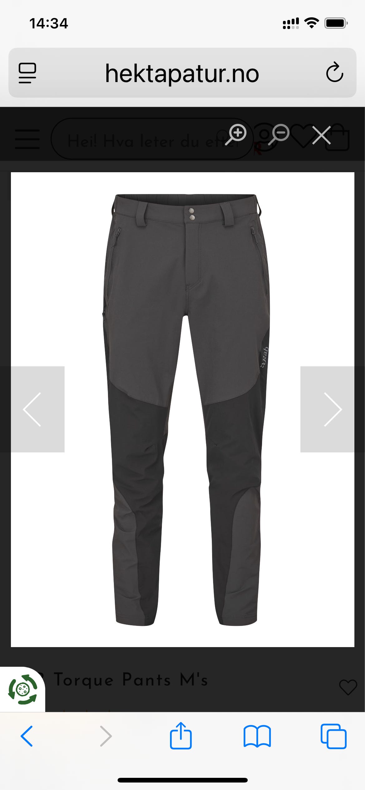 Rab torque bukse, herre | FINN-torget