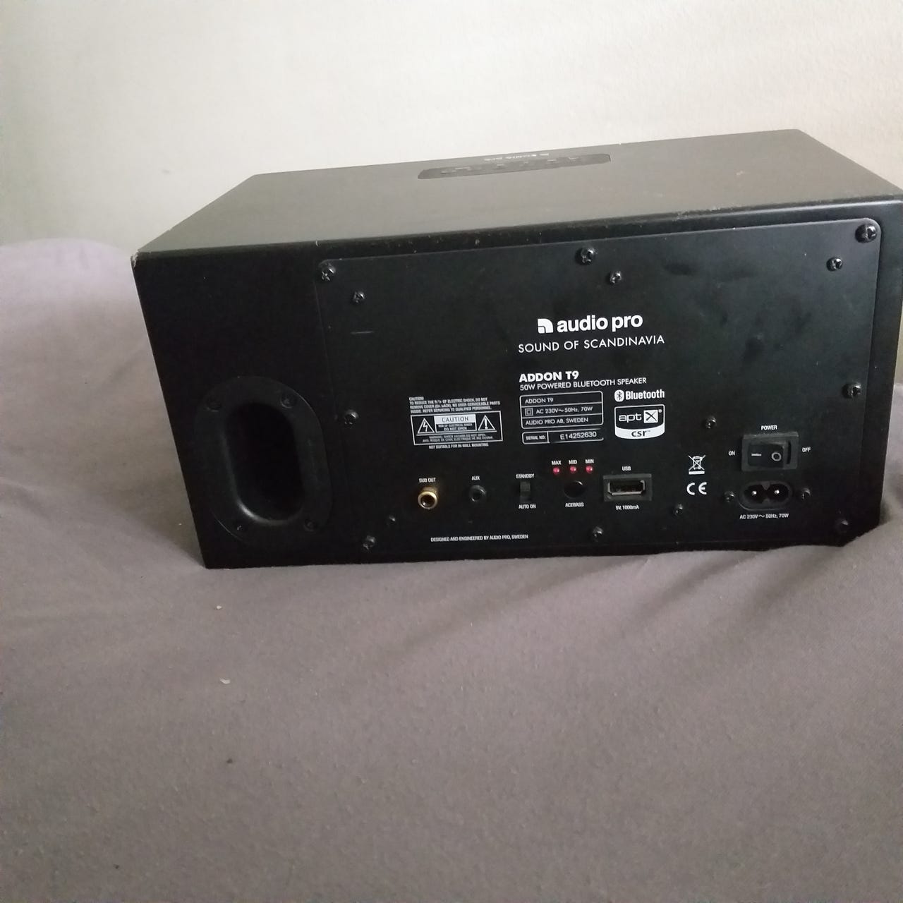 Bluetoothøytaler lyd fra mobilen.audio pro addon t9. | FINN-torget