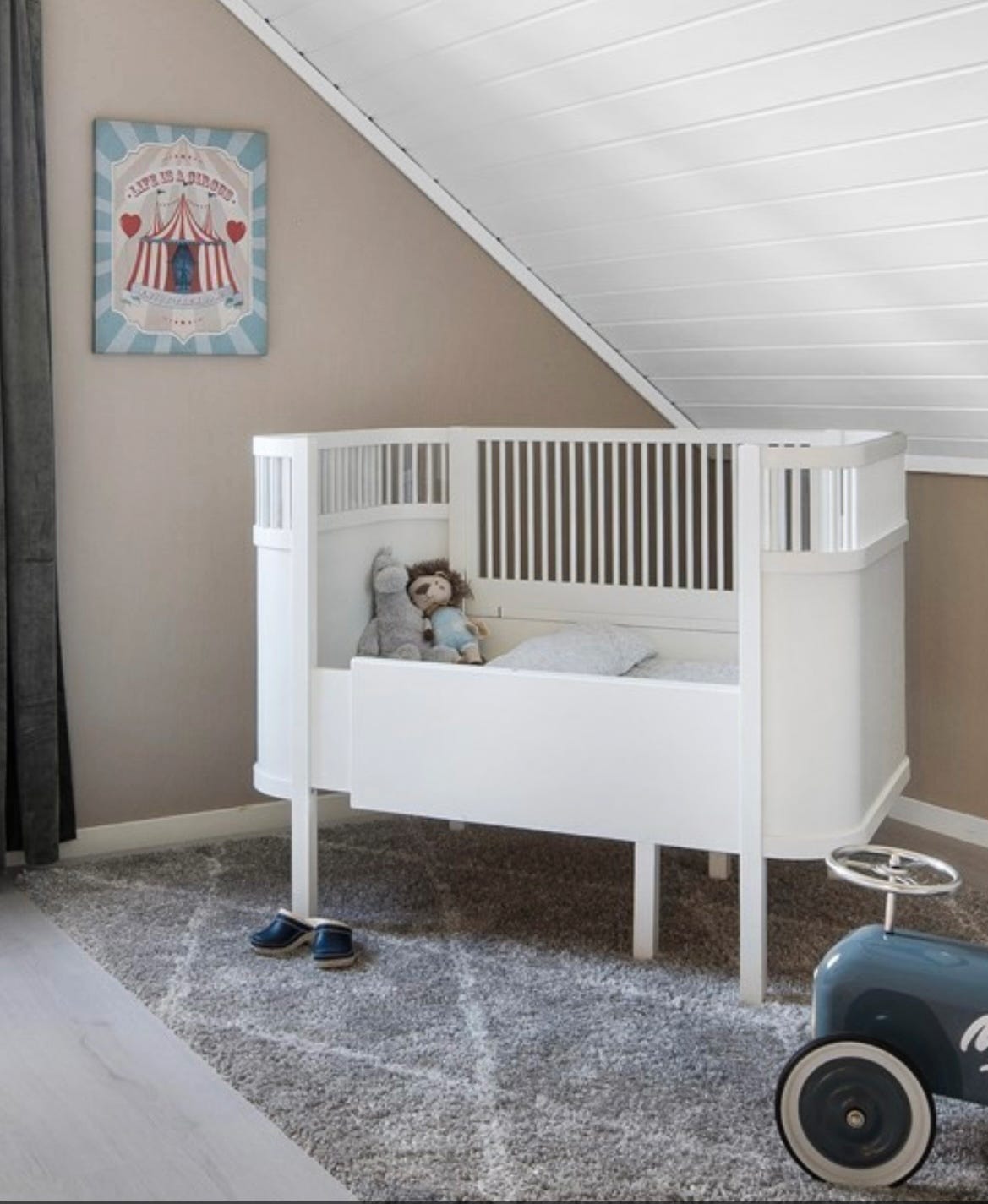 Sebra seng i hvit | FINN-torget