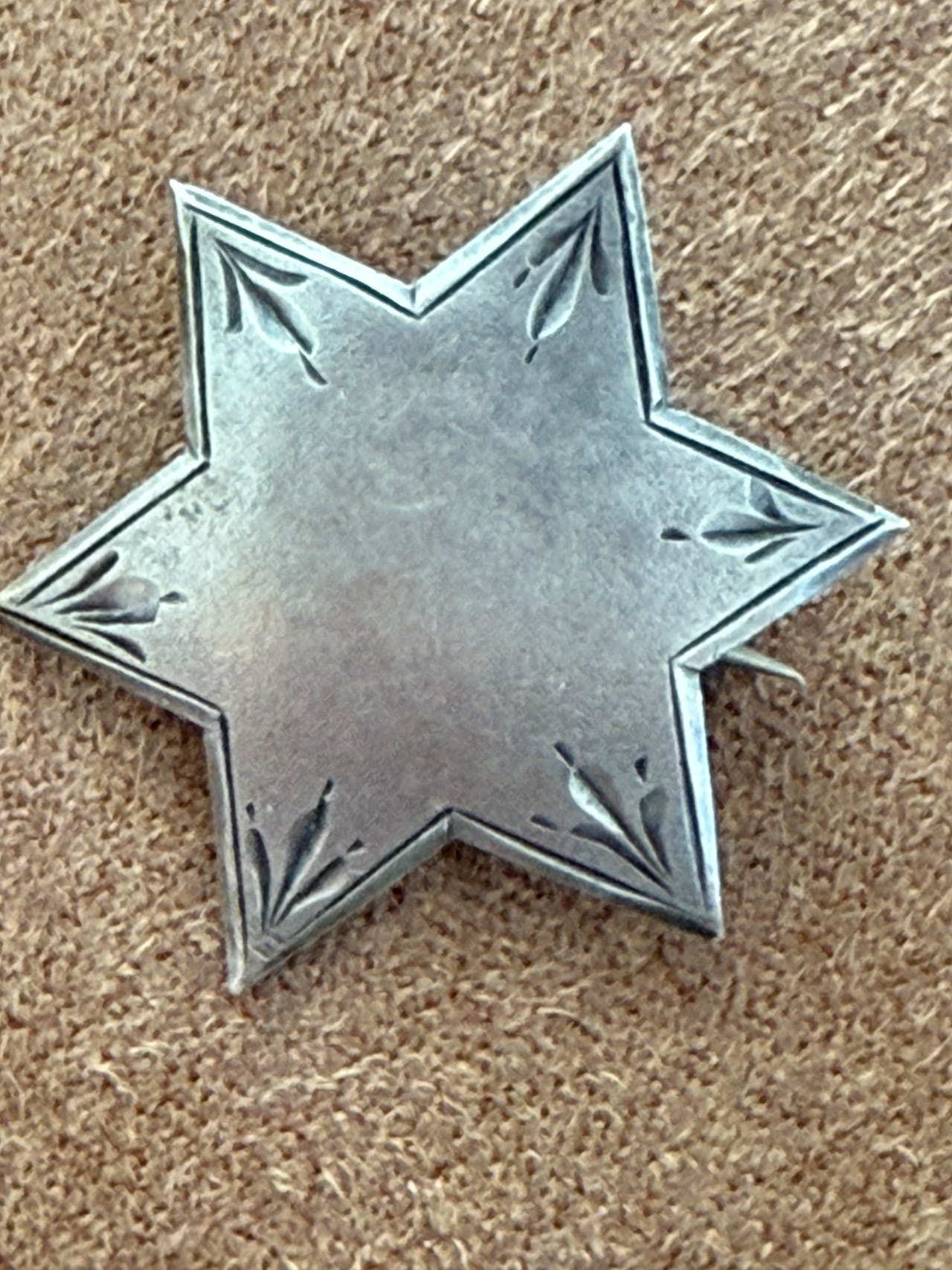 Judaica - Davidsstjerne sølv Anton Frisch 1865-1928. | FINN-torget