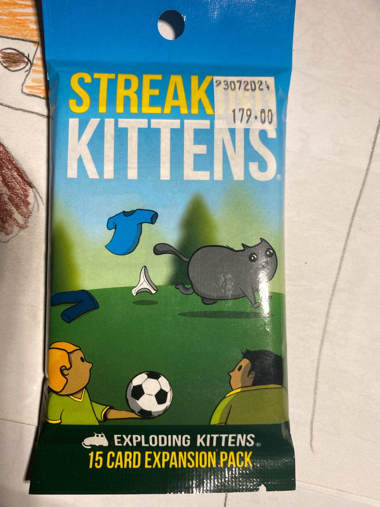 Streaking kittens 15 card expansion pack | FINN-torget